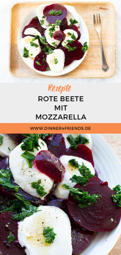 Rote Beete mit Mozzarella – Dinner4Friends